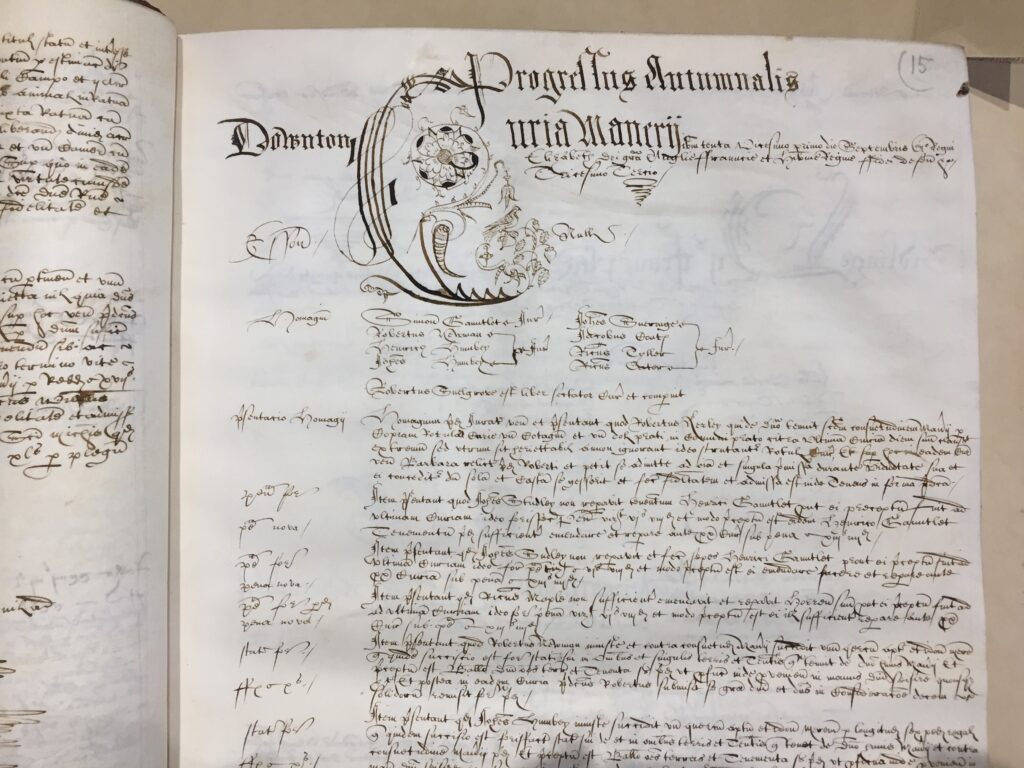 Manorial Records at Winchester College - Hampshire Archive Trust
